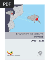 Estatísticas do Distrito da Matola 2019-2023 | PDF | Ensino médio
