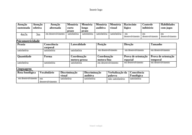 Tabela-Devolutiva | PDF