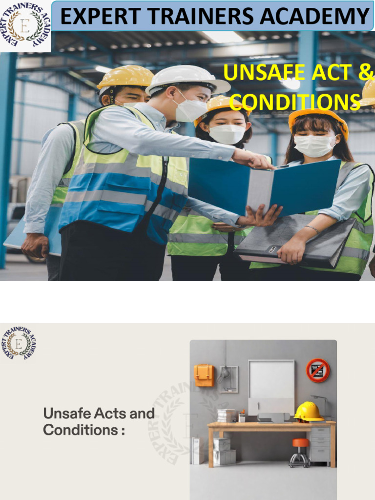 Unsafe Acts and Conditions | PDF