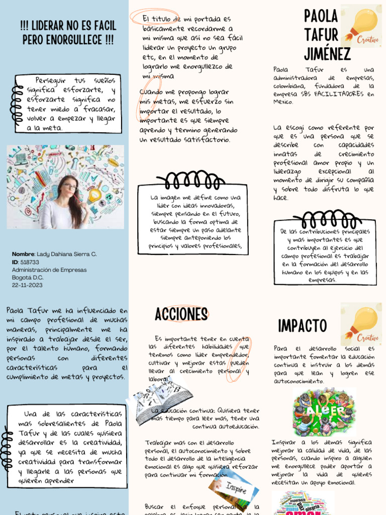 Triptico Electiva Parte 2 | PDF | Psicología Social | Liderazgo