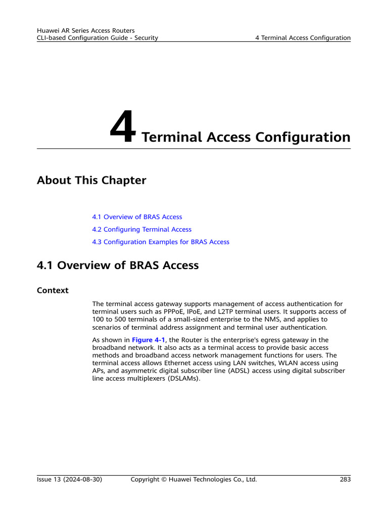 Terminal Access Configuration | PDF | Radius | Computer Network
