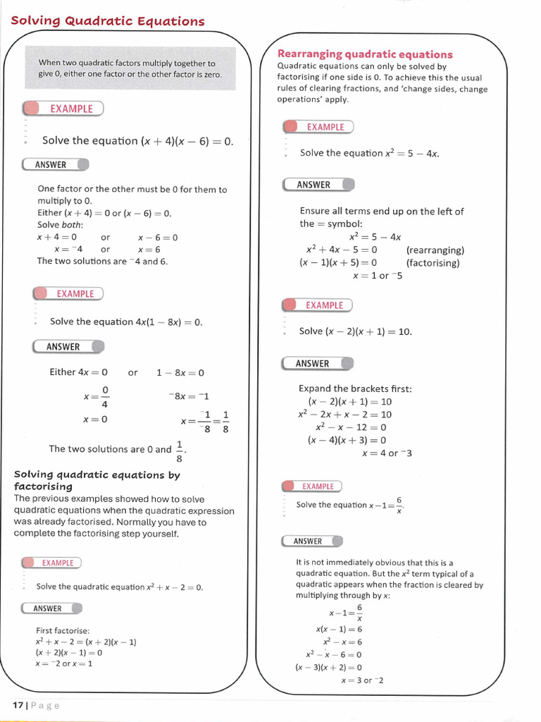 Algebra 2 Answers | PDF