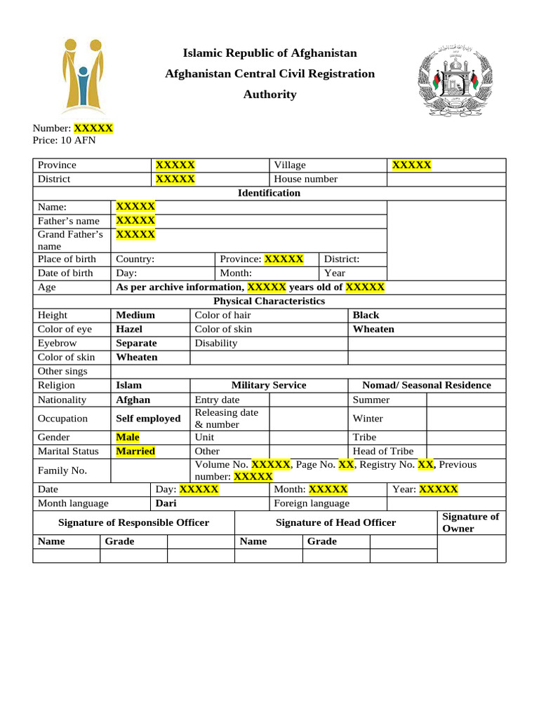 Tazkira-New Paper Format-EN | PDF