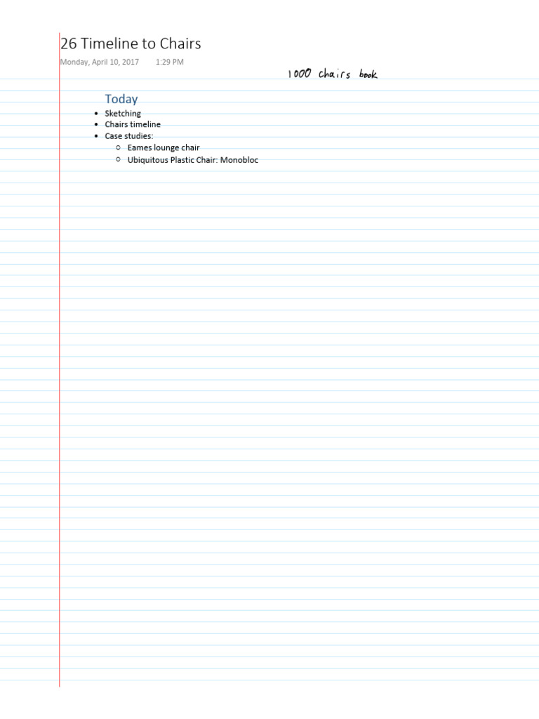 26-Timeline-to-Chairs | PDF | Furniture