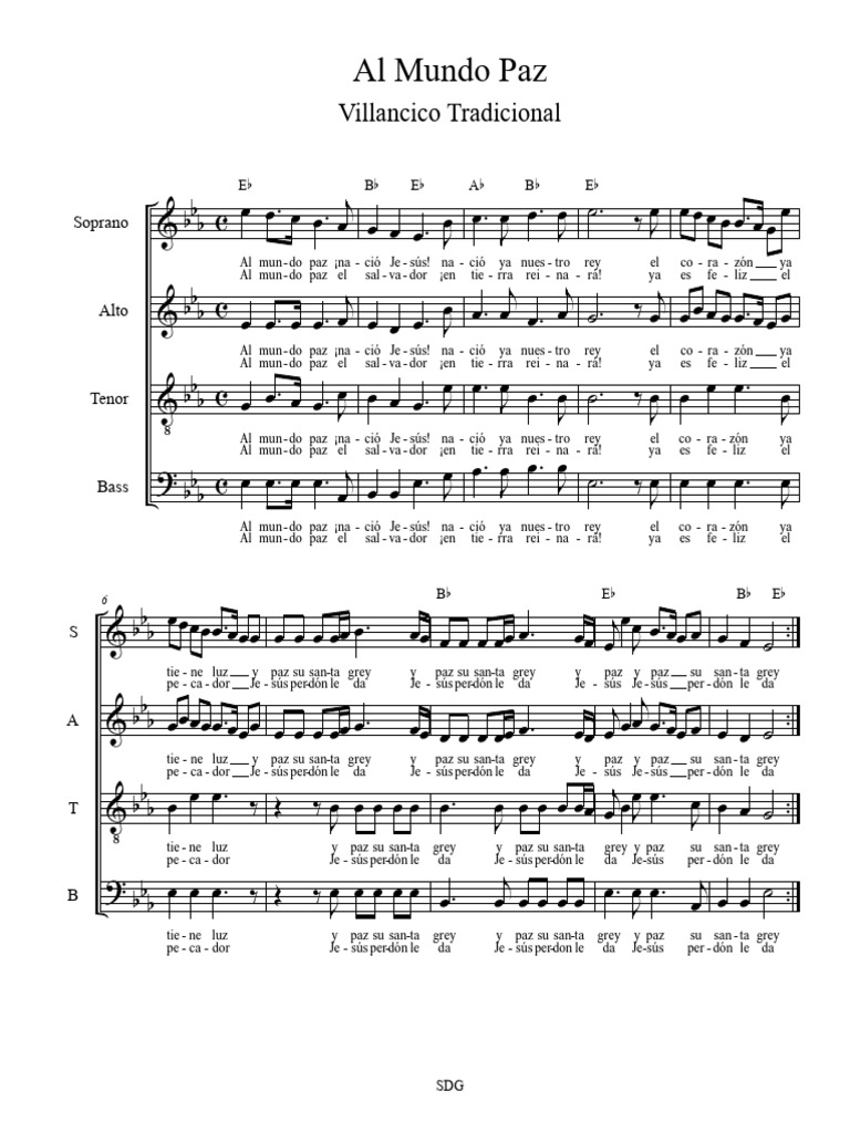 Al Mundo Paz (1) | PDF