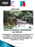 Manual de O&M-PTAR-g | PDF | Aguas residuales | Tanques