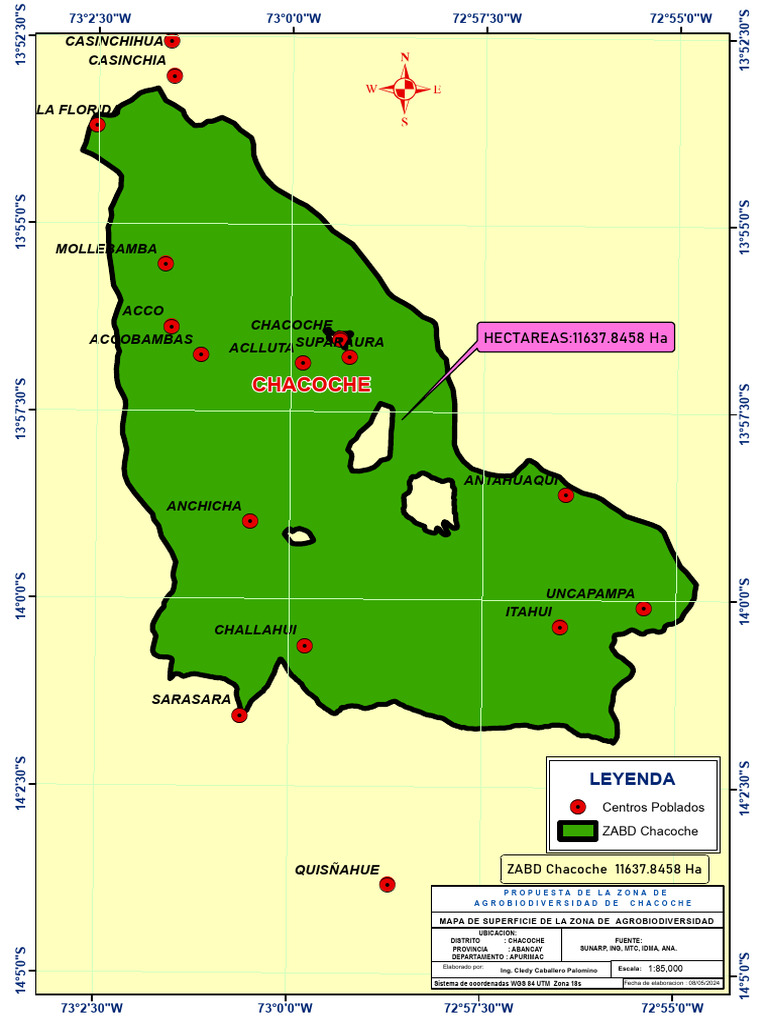 Mapa Superficie de La Agrobiodiversidad | PDF