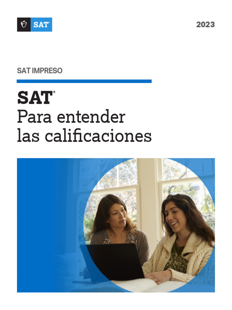 Understanding Sat Scores Spanish | PDF | Se sentó | Science