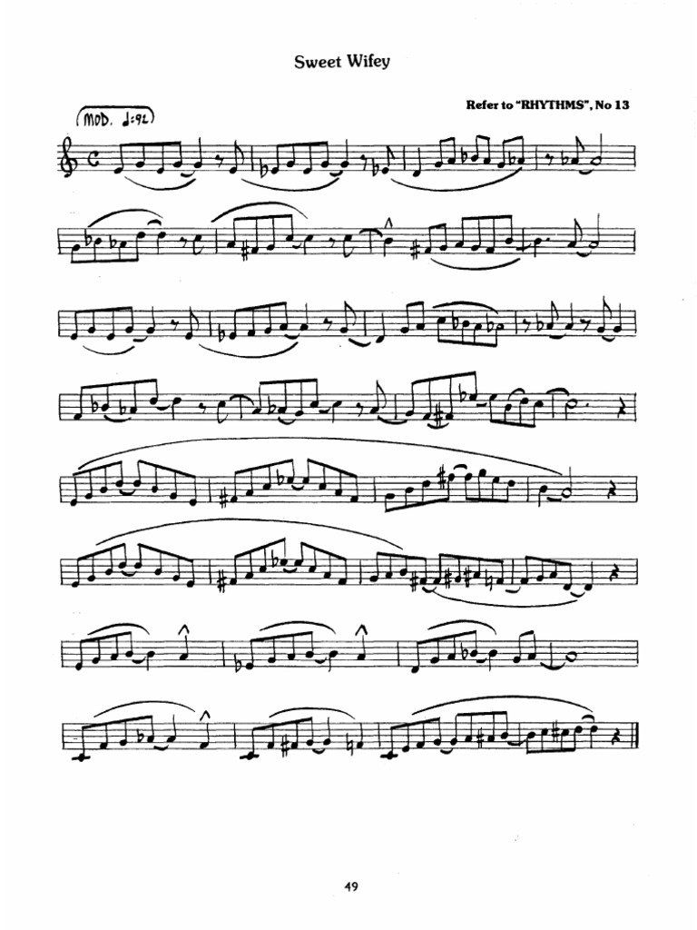 Trumpet Sweet Wifey | PDF