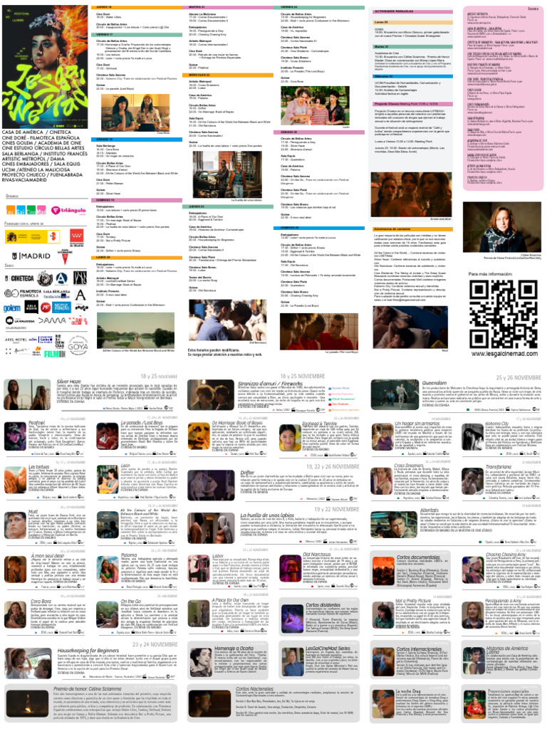 Programa-LesGaiCineMad-2023 | PDF