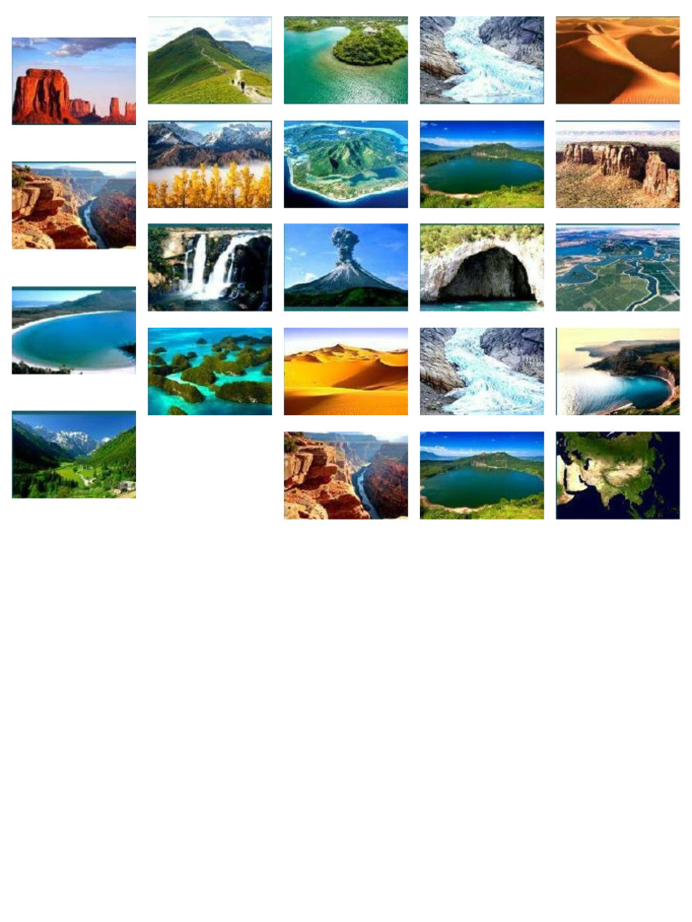 tipos de relieve images | PDF