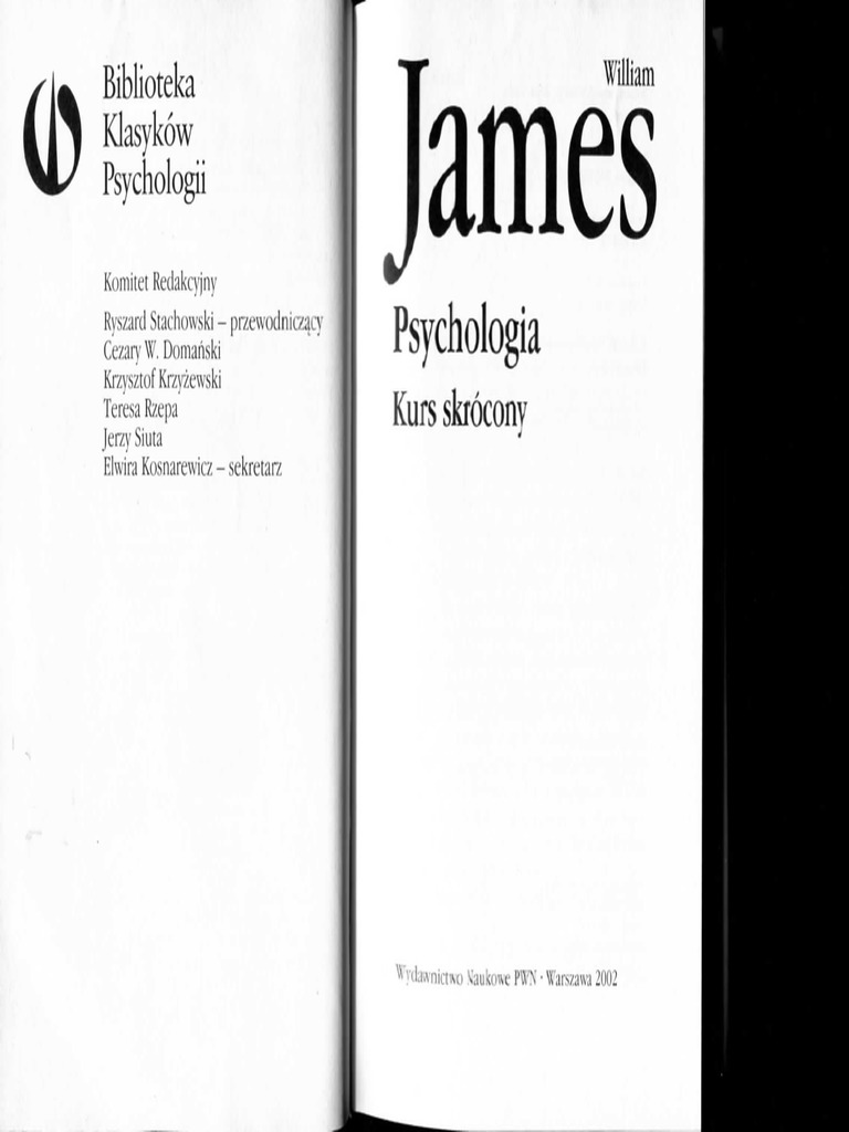 James (1892) - Emocje, instynkt | PDF James (1892) - Emocje, instynkt | PDF