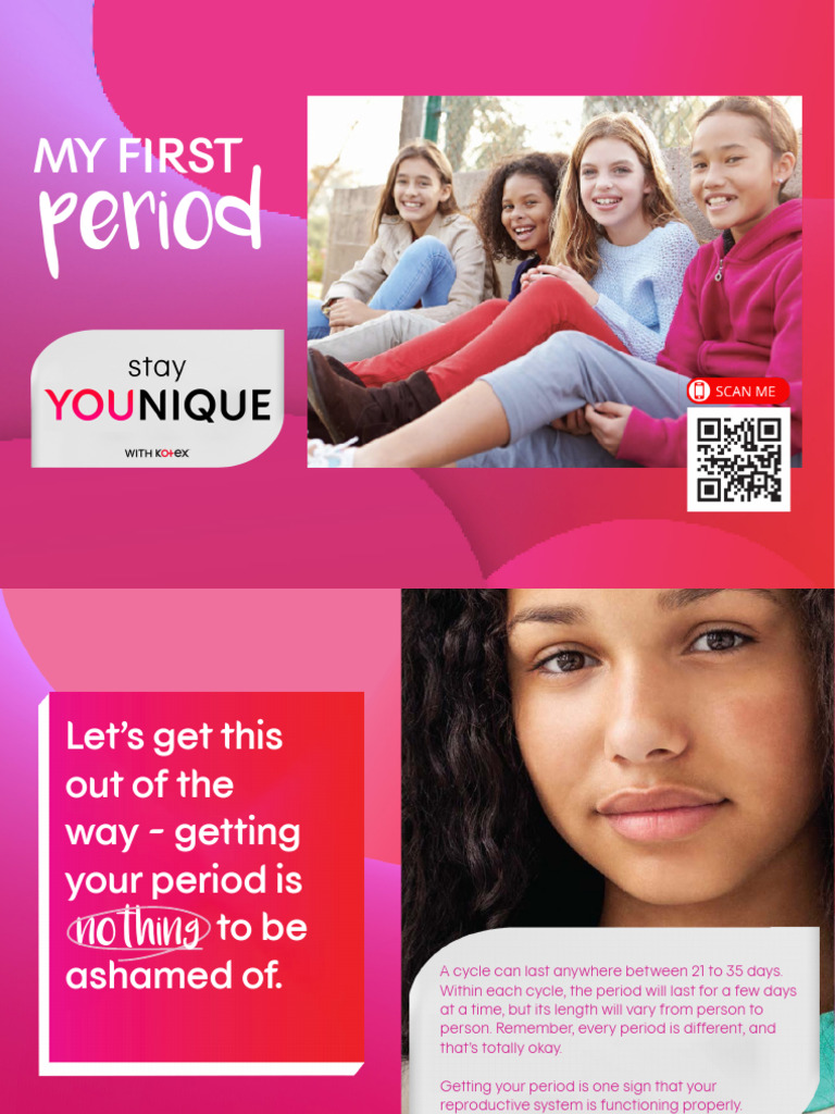 First Period Guide For Girls | PDF | Menstrual Cycle | Reproduction
