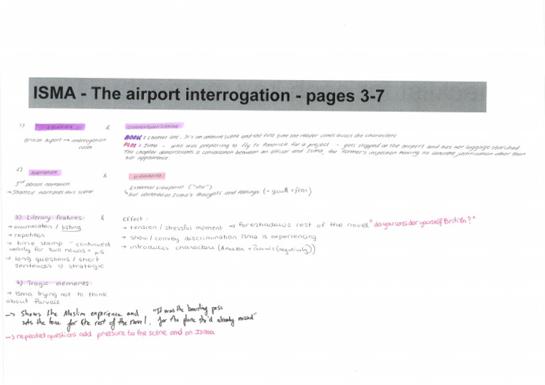 ISMA - The Airport Interrogation 3-7 | PDF