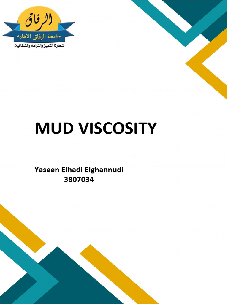 Mud Viscosity Report 2 | PDF