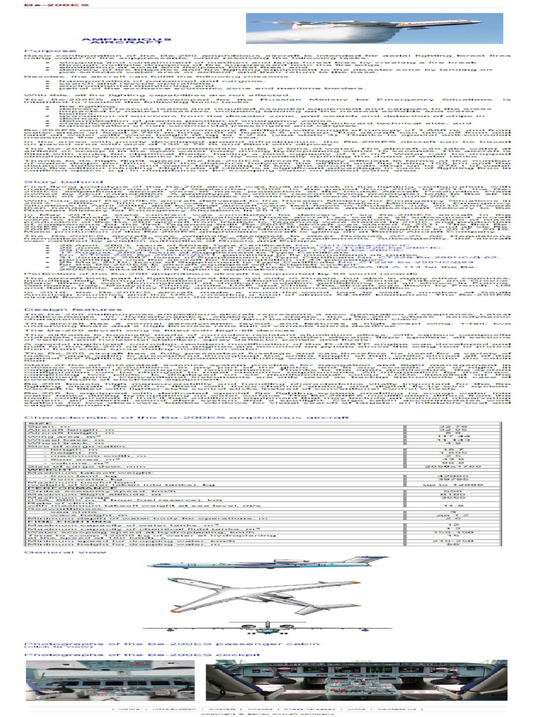 Be-200ES Factsheet | PDF