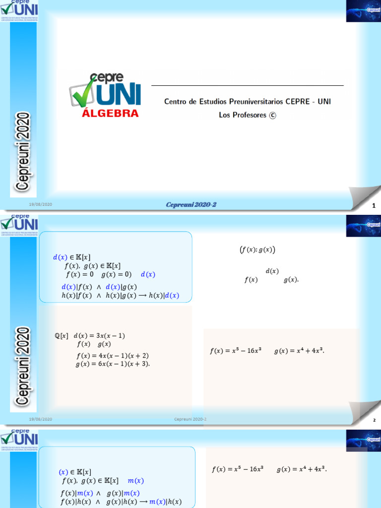 Clase Semana7.2 | PDF | Factorización | Número primo
