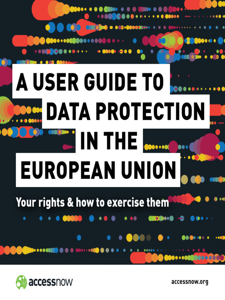GDPR User Guide - Digital | PDF | Information Privacy | Information