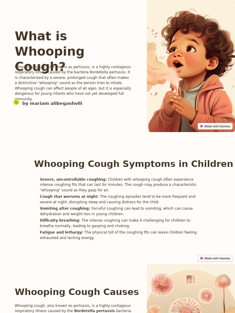 What Is Whooping Cough | PDF | Cough | Public Health