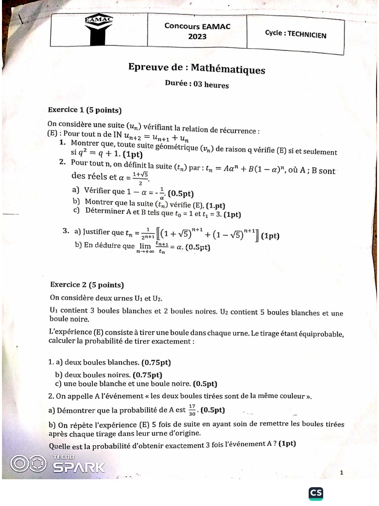 Tech Math 2023 | PDF