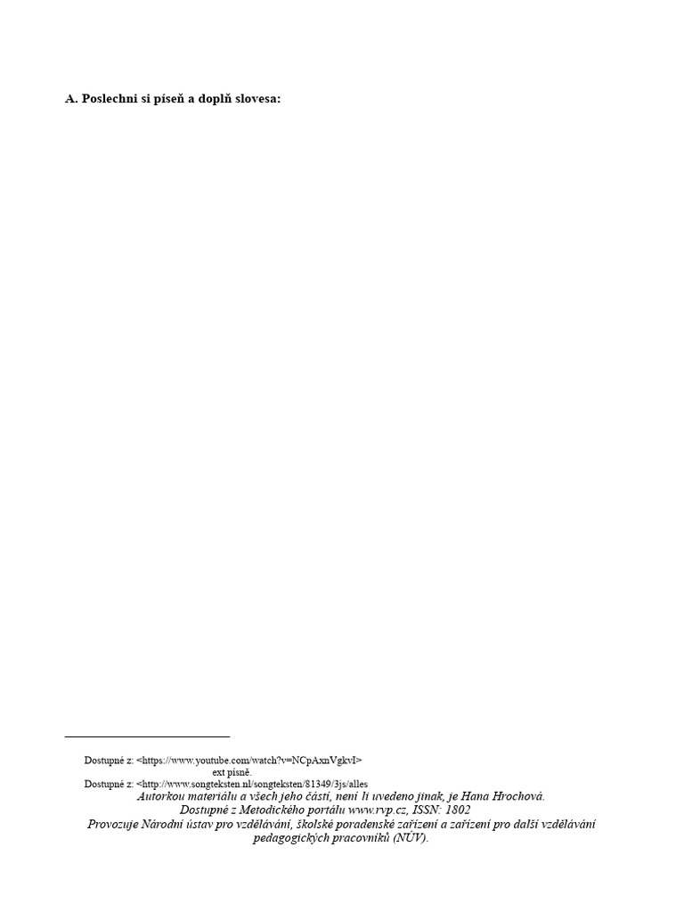 Verleden Tijd | PDF