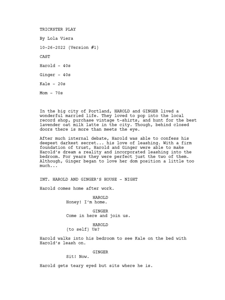 Trickster Play | PDF