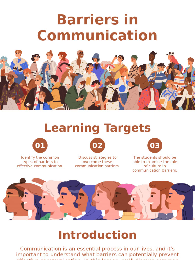 Barriers in Communication | PDF | Communication | Cognition