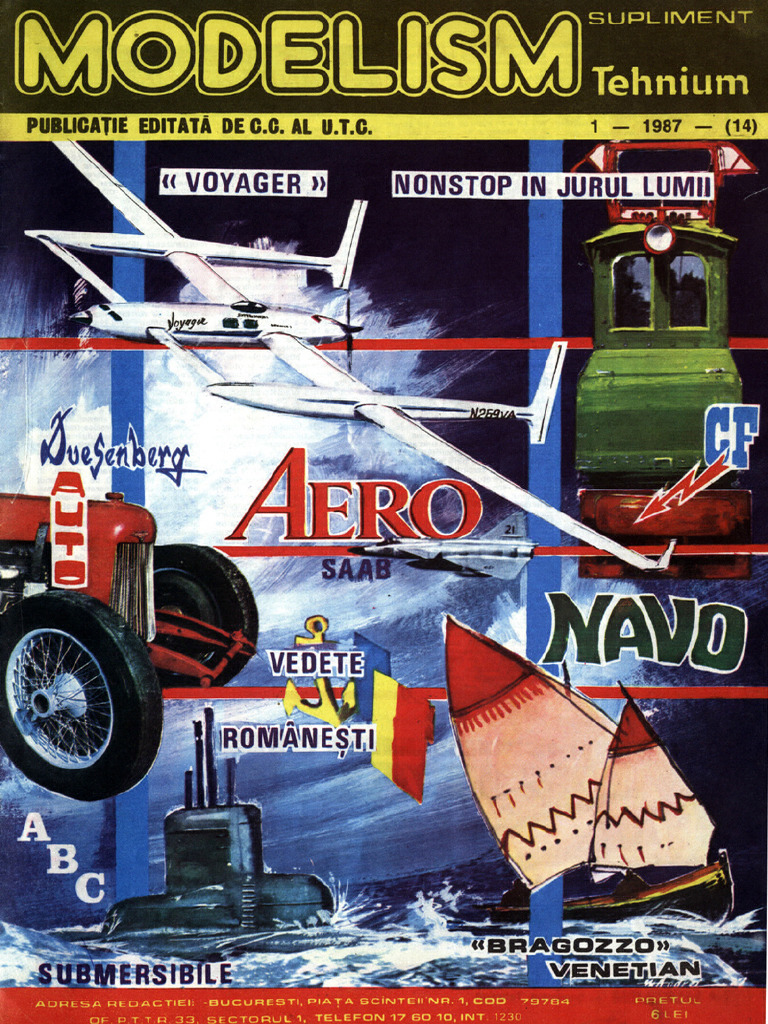 Cristian Crăciunoiu - Modelism, Supliment Tehnium 1987 - 1 (1987) | PDF