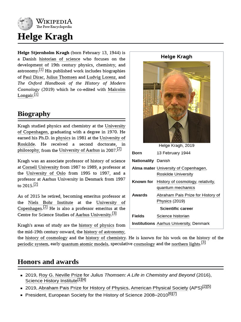 Helge_Kragh | PDF | Physics | Science