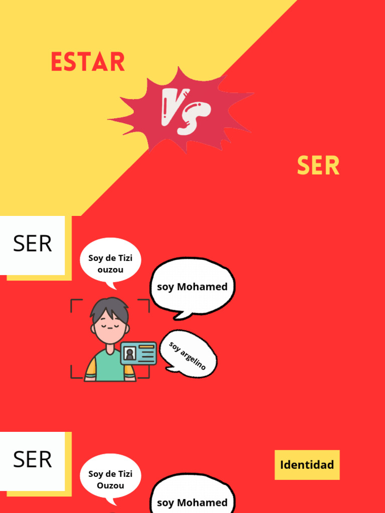 Uso de "SER" y "ESTAR" en Español | PDF | Yo telefono