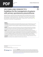 Updated BTS Guidelines for Pneumothorax | PDF | Diseases And Disorders ...