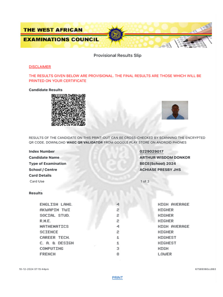 Wisdom Candidate Eresults | PDF | Computing | Software