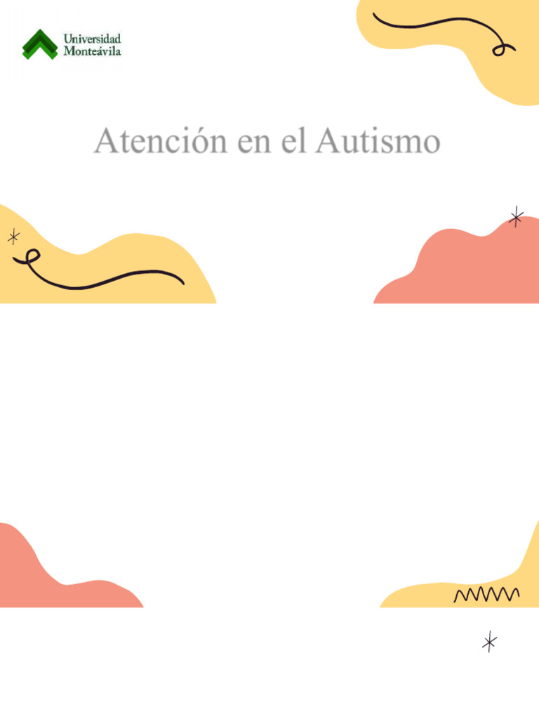 Atencion en Tea Mlo - 11.2022 | PDF | Espectro autista | Atención