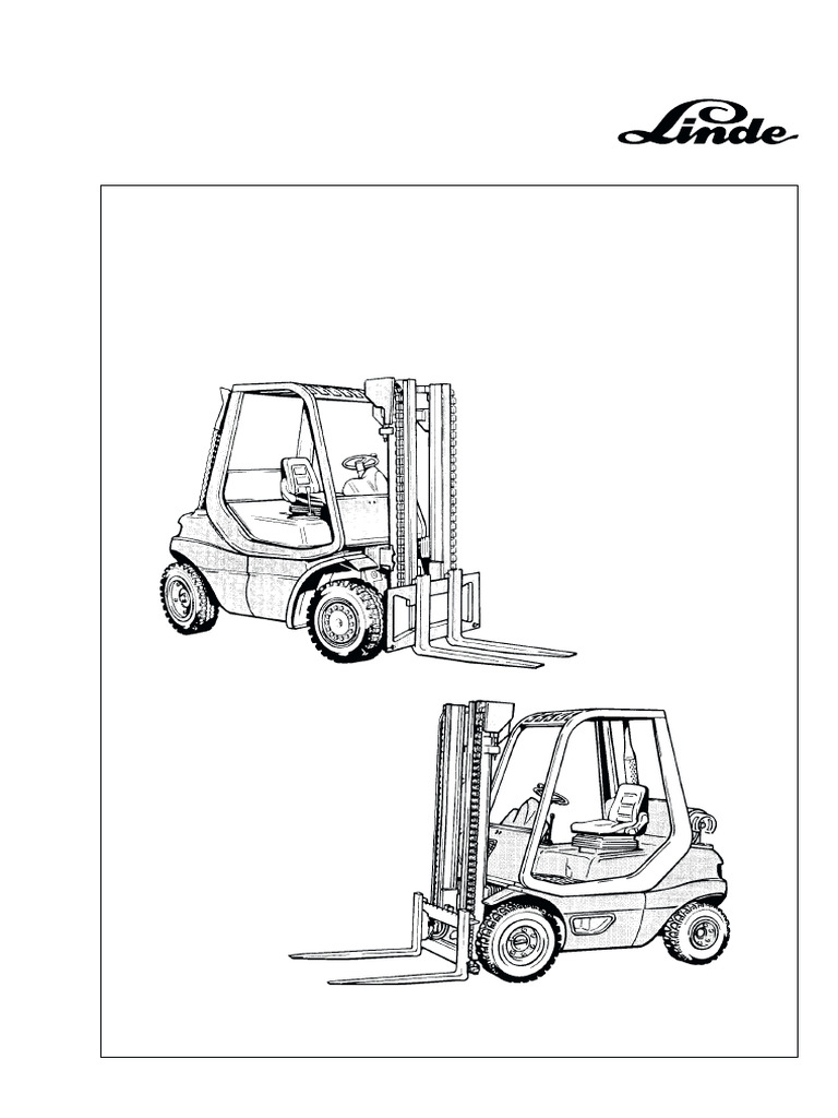 Linde Service Manual (35103 - GB - 0106) 351-03 H25'30'35 0203 2 | PDF ...