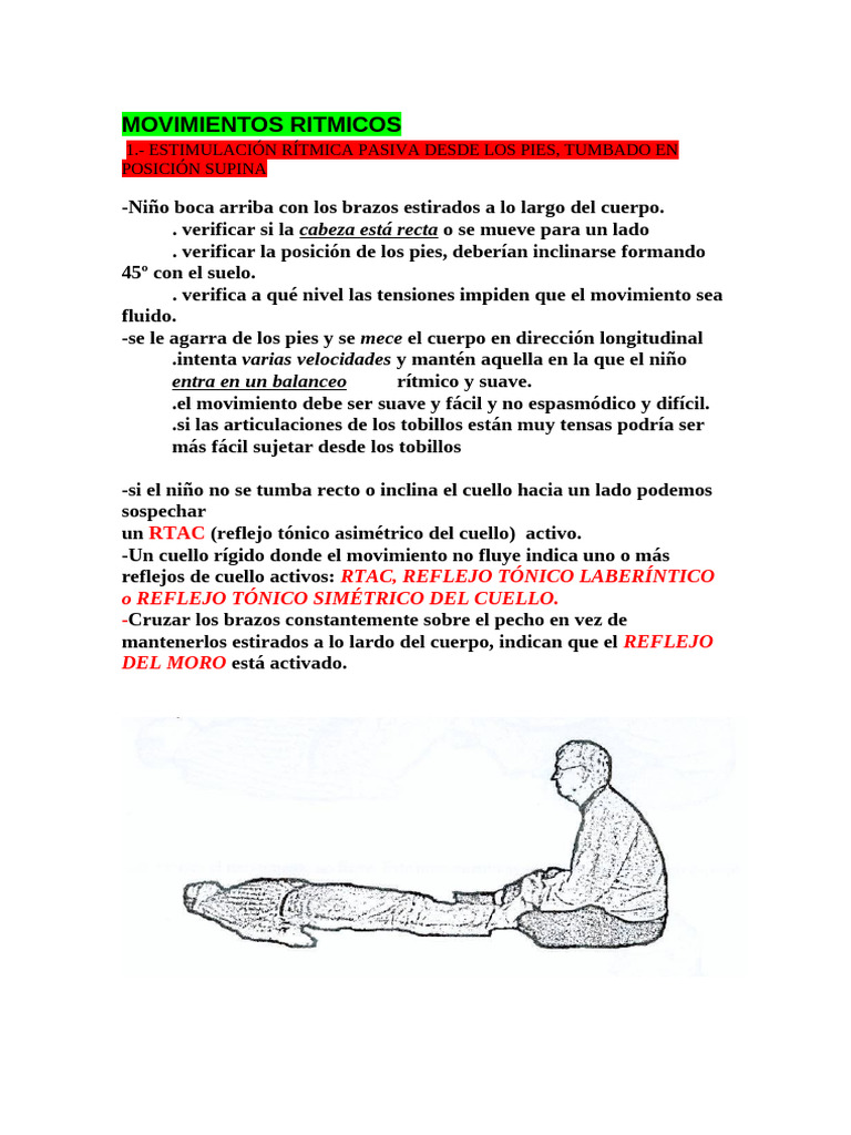 Movimientos Ritmicos Ejerc 1 | PDF