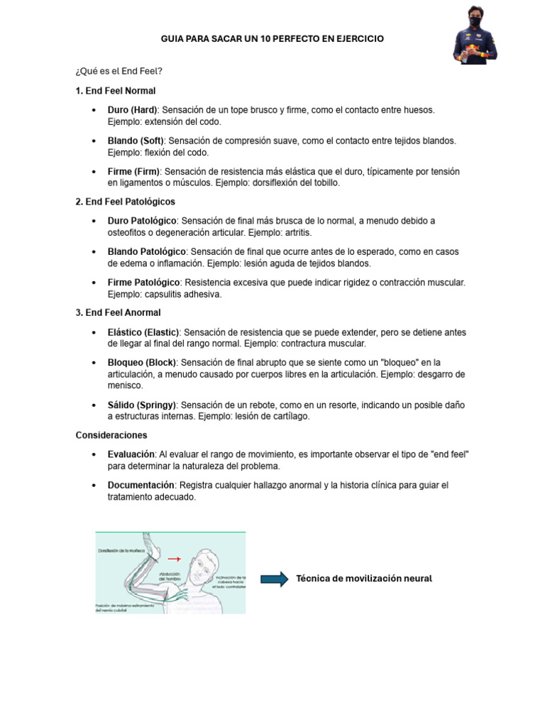 Guia Ejercicio 1 | PDF | Terapia física | Sistema musculoesquelético