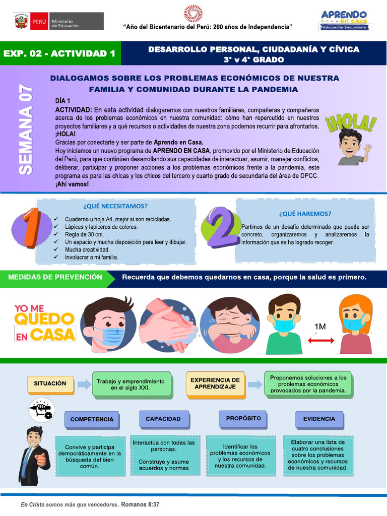 Semana 04 - DPCC 3° y 4° | PDF