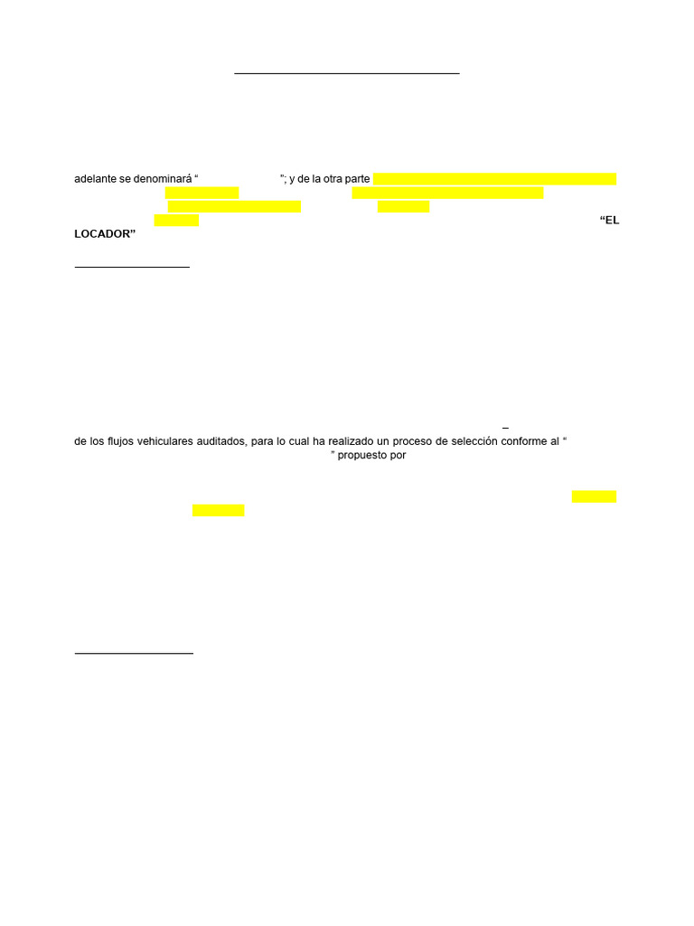 Modelo-Contrato de Locación OSITRAN | PDF | Propiedad intelectual | Seguro