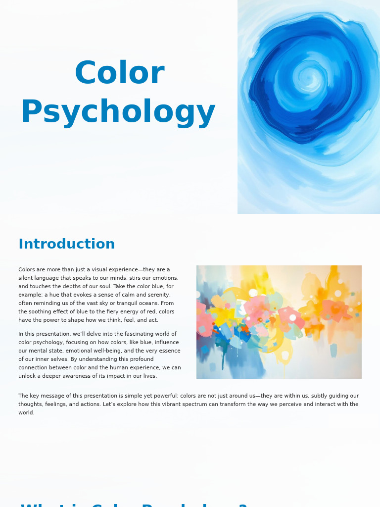 Color Psychology | PDF | Perception | Color