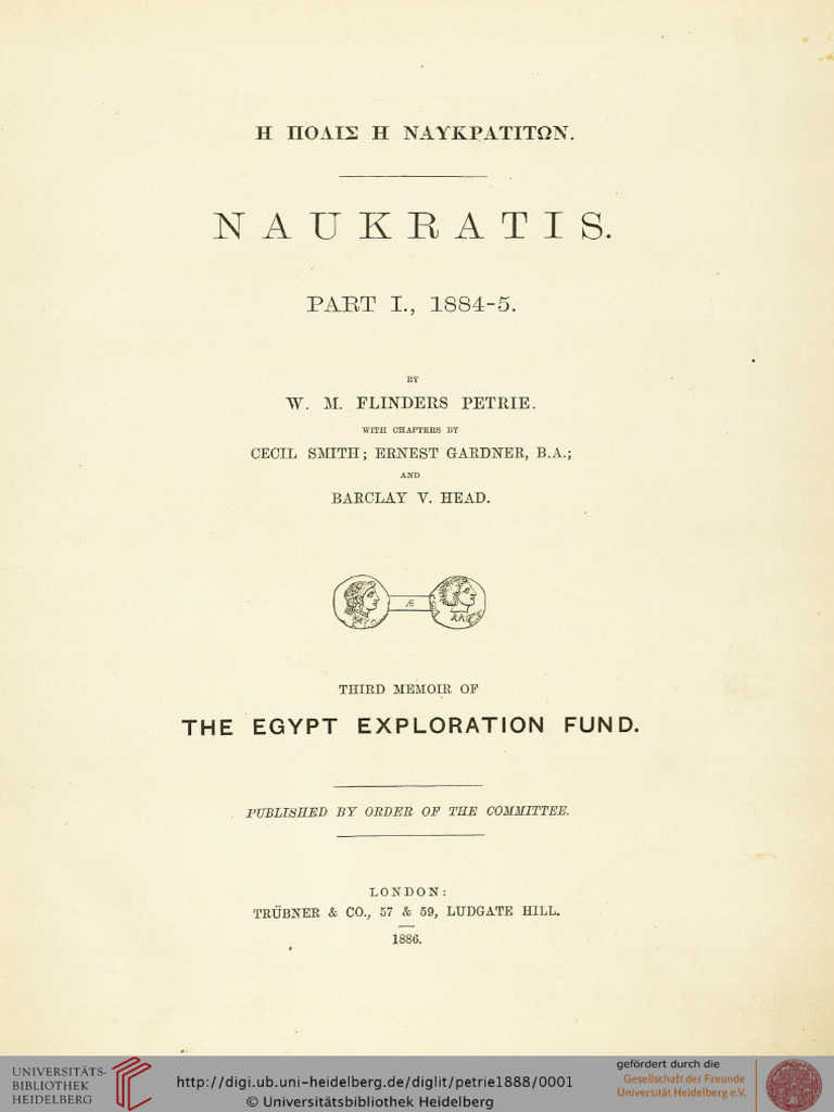 1884-5 by Petrie, William M. Flinders | PDF | Ptolemaic Kingdom