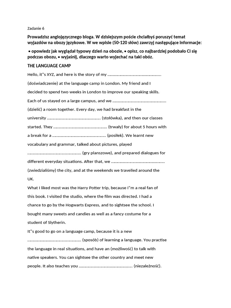 Blog Uzup Zad. 6 | PDF