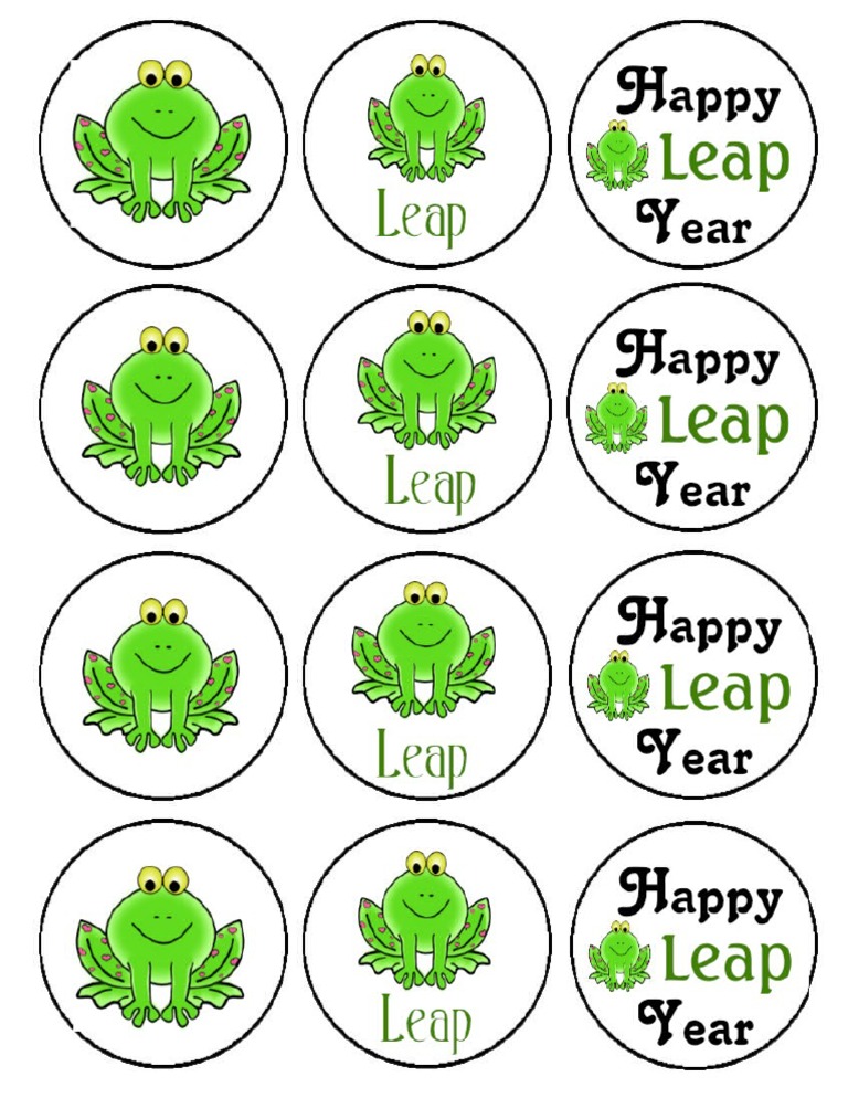 Leap Year Printables PDF | PDF