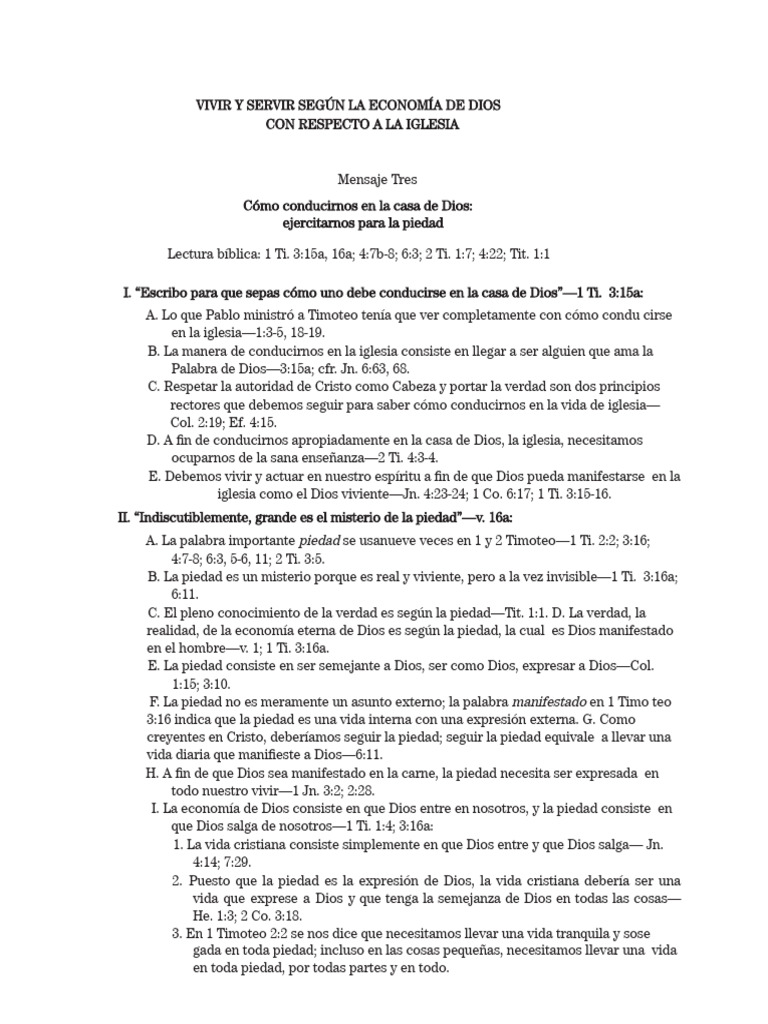 spa_OL-23FI-LivingServingGodsEconChurch03 | PDF | Teología | Concepciones de dios