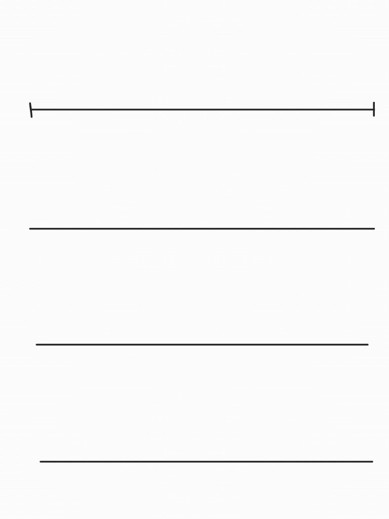 Blank Number Line | PDF