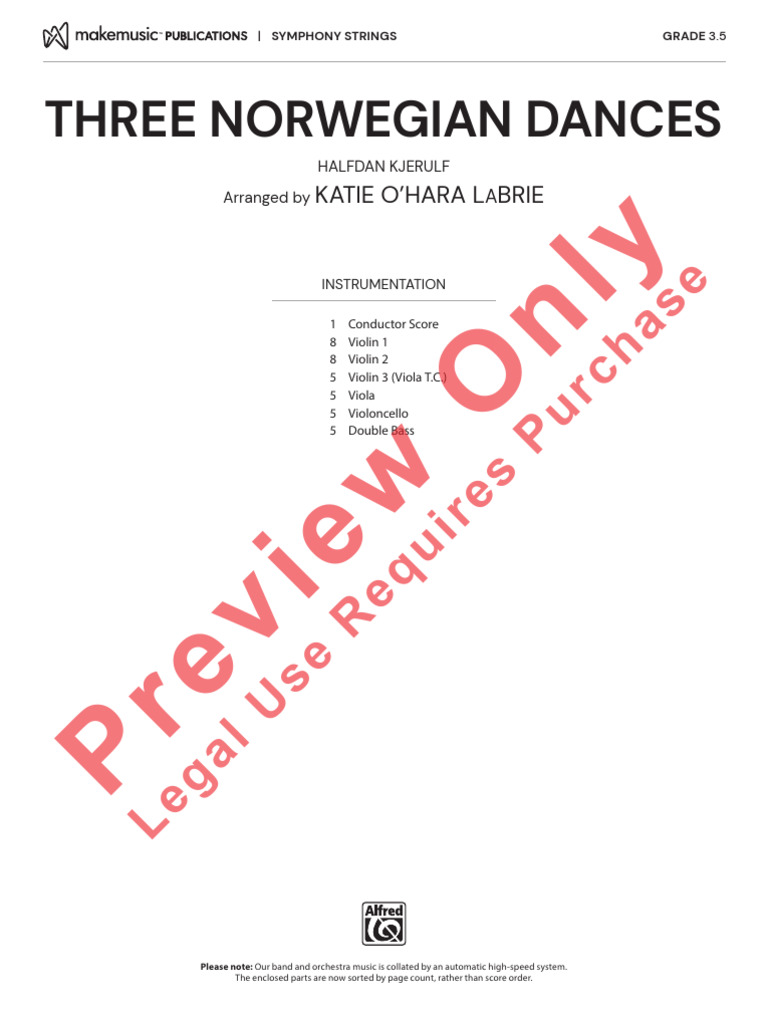 Three Norwegian Dances | PDF | Cello | Musicology