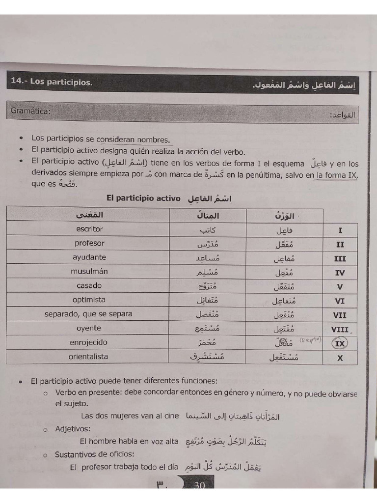 Los Participios | PDF