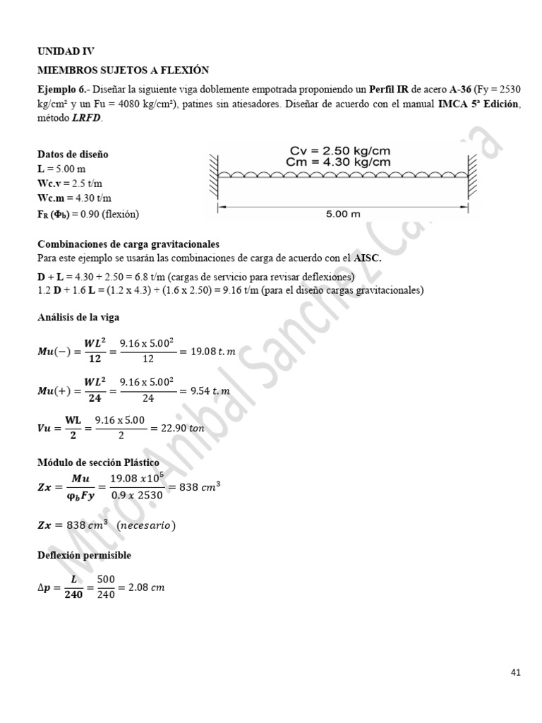 Teoria Tema de Flexion | PDF | Pandeo | Viga (Estructura)