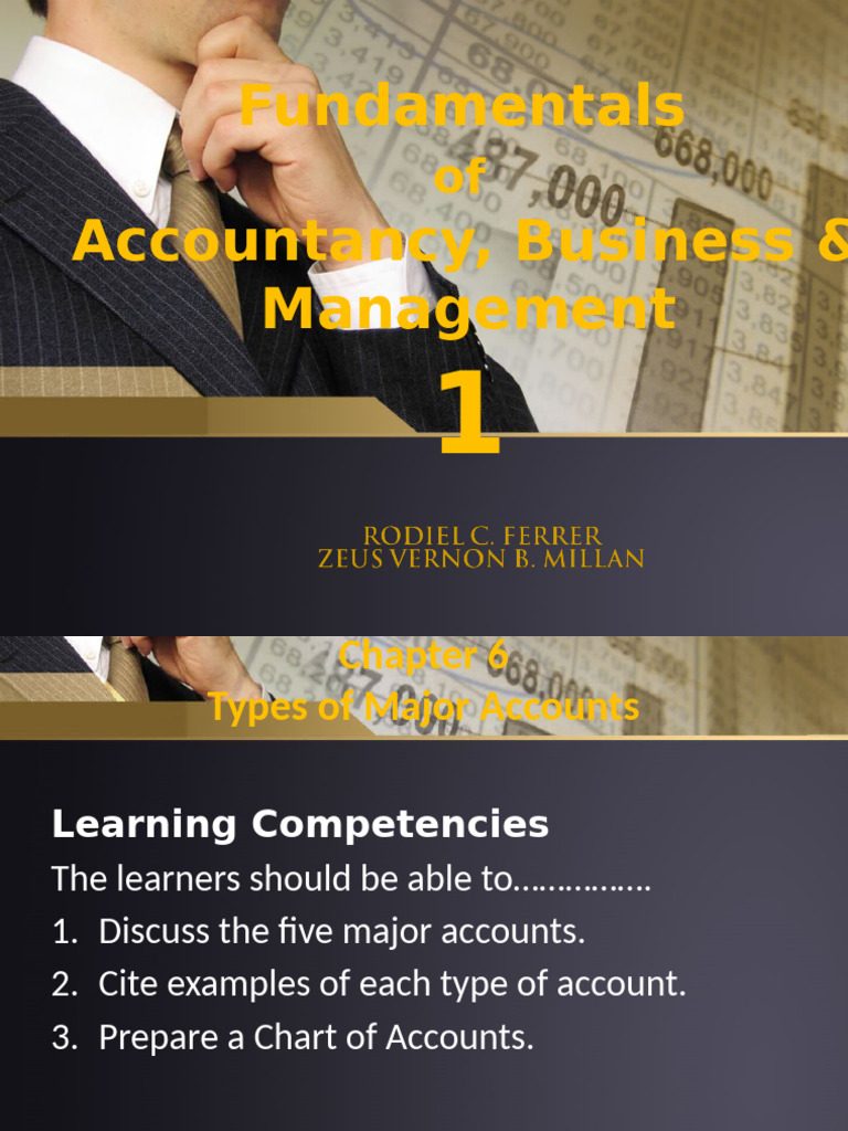 Major Account Types in Accounting | PDF | Equity (Finance) | Income