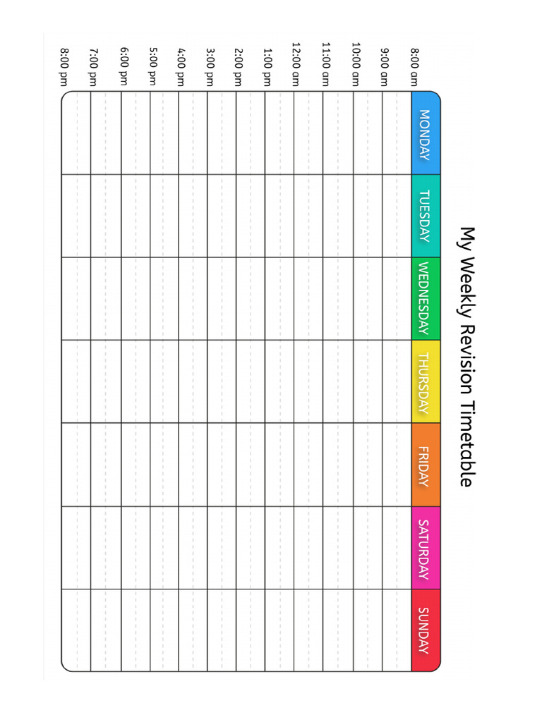 Revision Planner | PDF