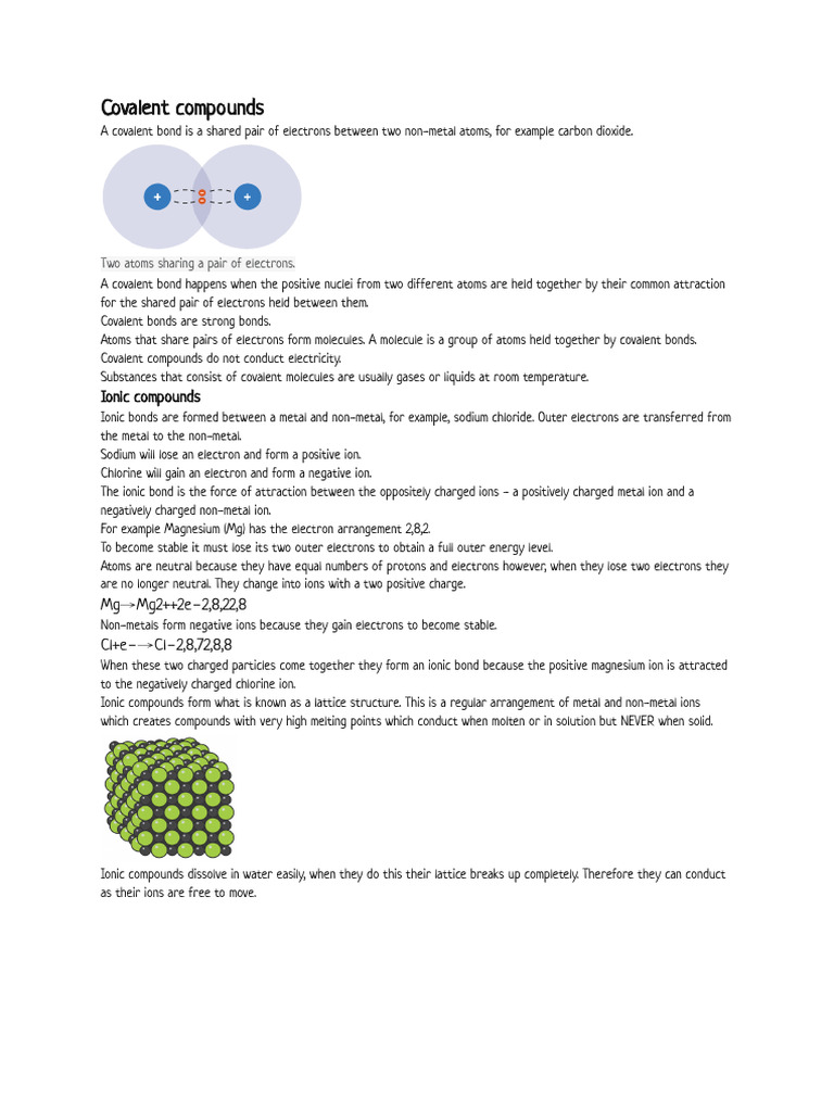 Covalent Bonding | PDF